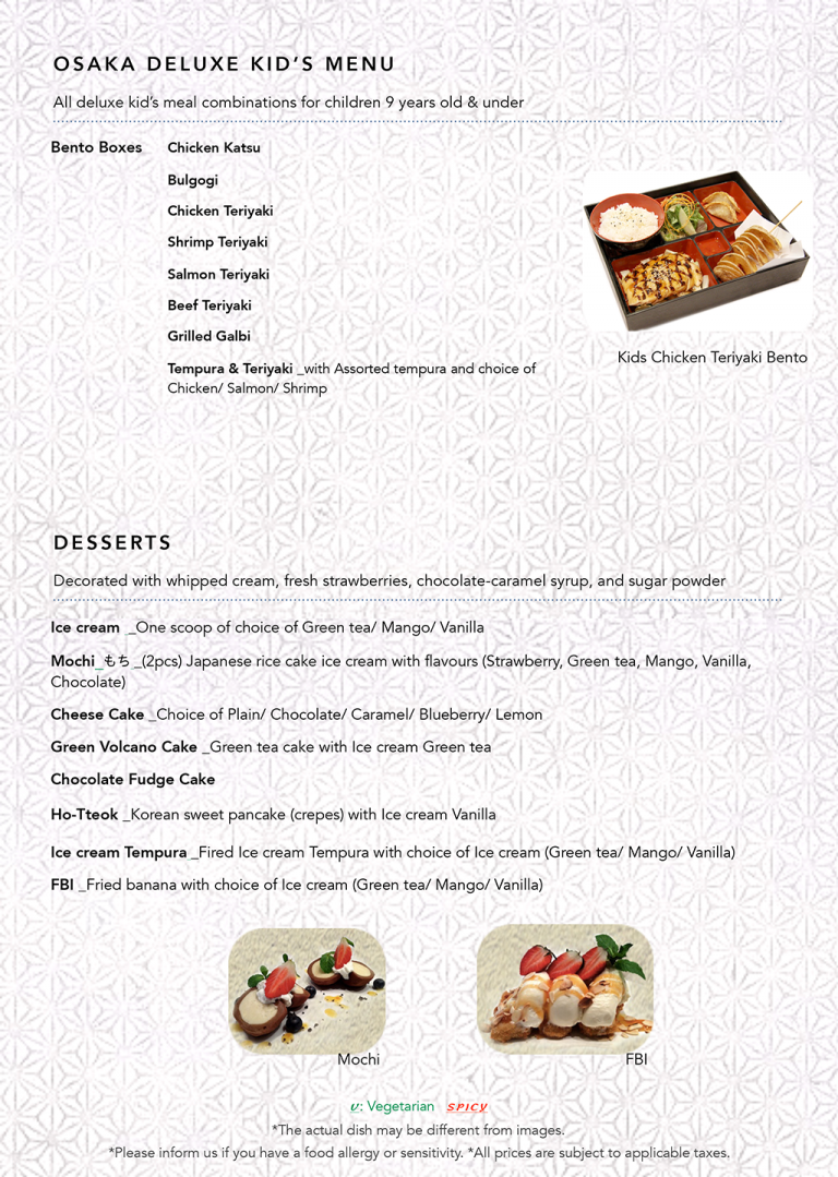 Japanese Cuisine – Osaka Hibachi