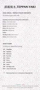 Teppanyaki – Osaka Hibachi